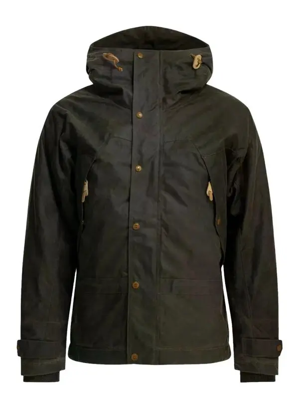 CECCARELLI Hooded Cotton Coat - Brown