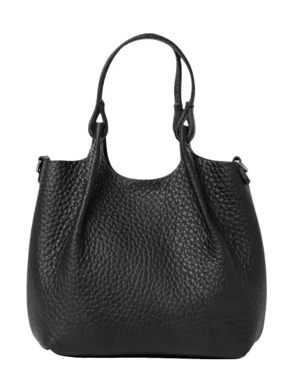 GIANNI CHIARINI Pebbled-leather Tote Bag - Black