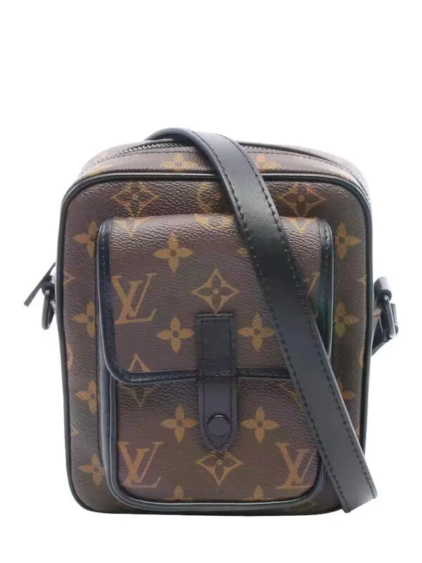 LOUIS VUITTON Monogram Macassar Christopher Wearable Crossbody Bag - Brown