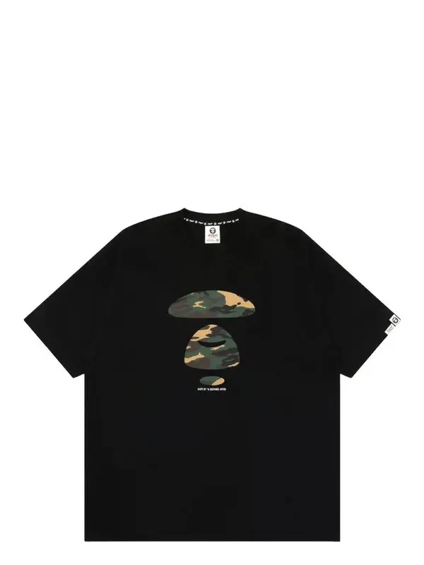 AAPE BY *A BATHING APE Aapeunvs Moonface T-shirt - Black