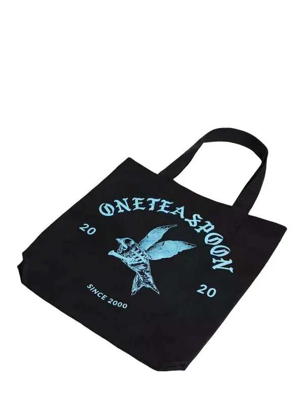 ONETEASPOON Logo Shopper Bag - Black
