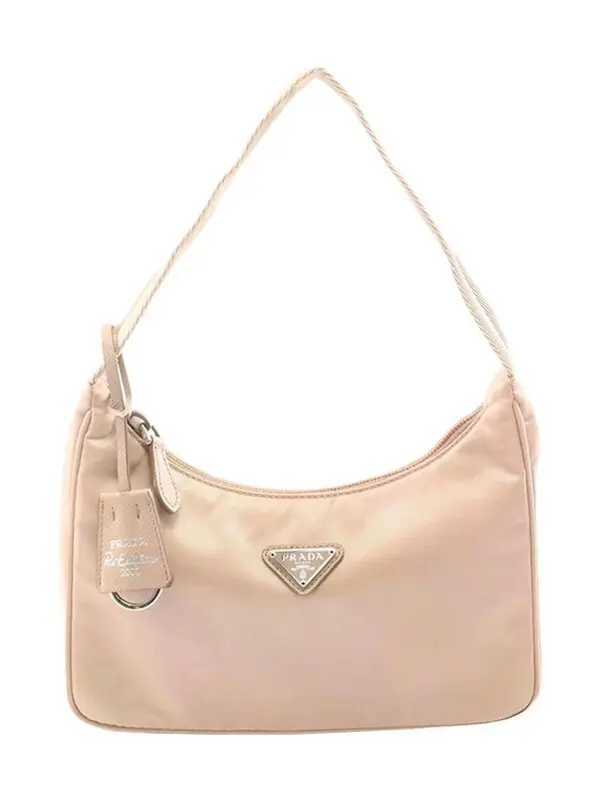 Prada Mini Tessuto Re Edition 2000 Shoulder Bag - Neutrals