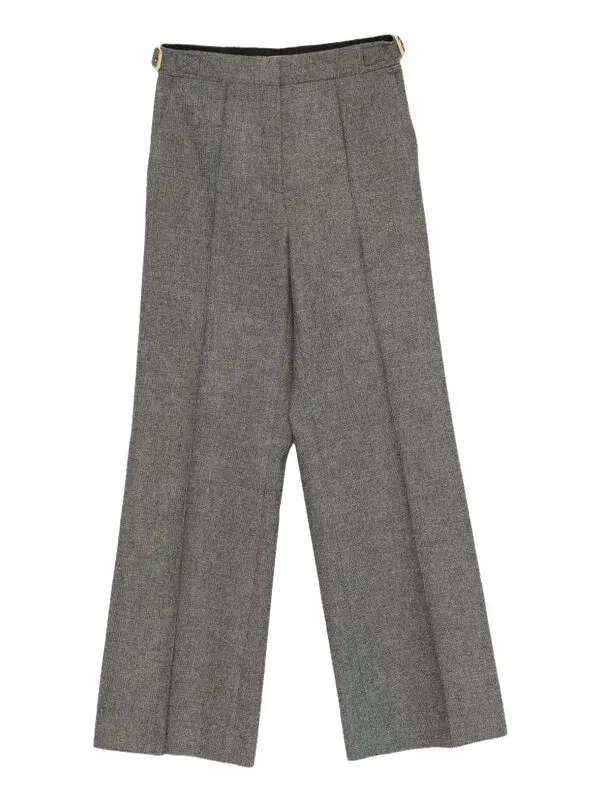 Sandro Houndstooth Trousers - Grey