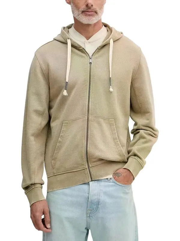 Guess Imapct Zip-up Drawstring Hoodie - Neutrals
