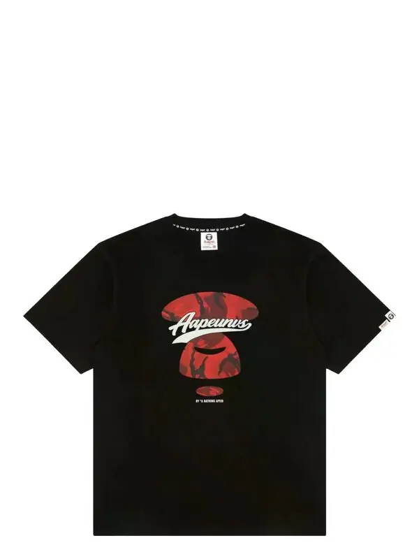 AAPE BY *A BATHING APE Aapeunvs Graphic-print T-shirt - Black