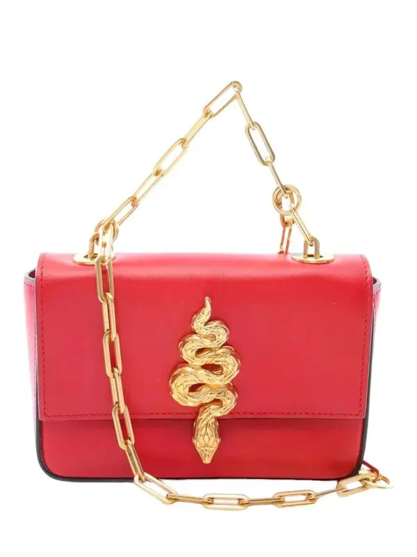 Valentino Garavani Snake Chain Tote Bag - Red