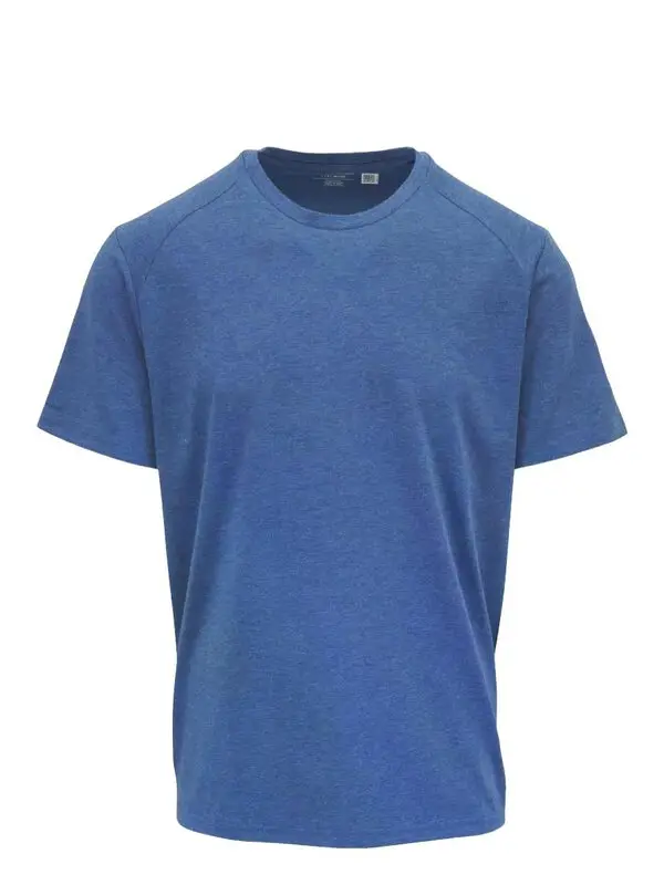 Rlx Ralph Lauren Marl-effect Raglan-sleeve T-shirt - Blue