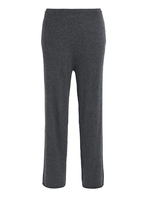 Max Mara Virgin Wool-cashmere Trousers - Grey