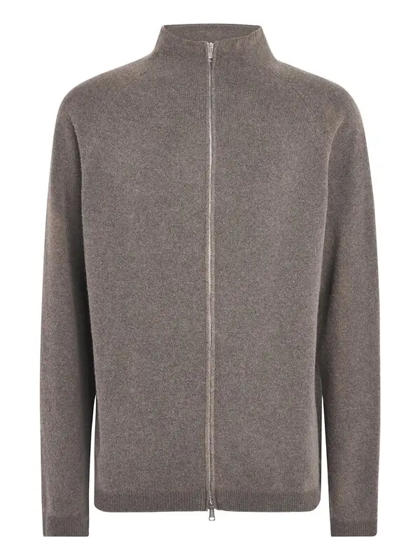 Our Legacy Wool Line Zip-up Cardigan - Brown