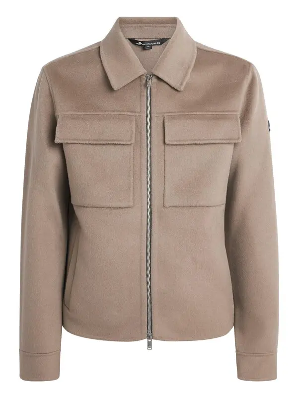 Moose Knuckles Wool-cashmere-silk Jacques Jacket - Green
