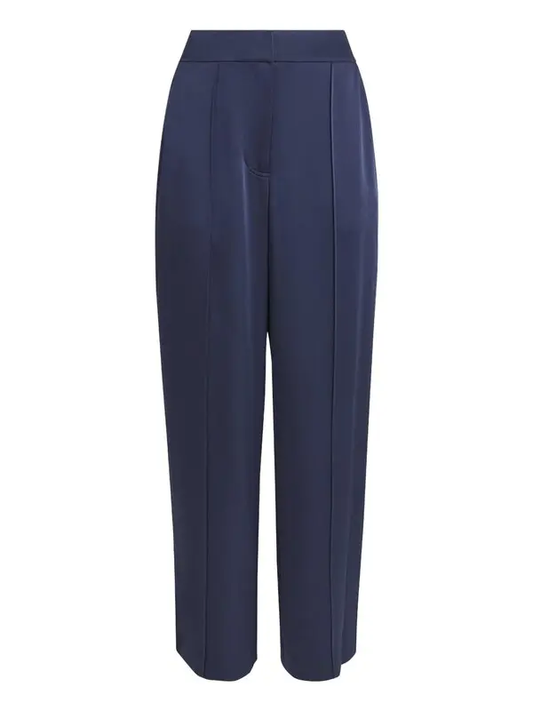 Simkhai Satin Kyra Trousers - Navy