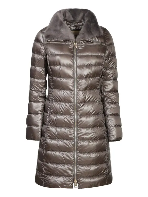 Herno High-neck Down Coat - Grey