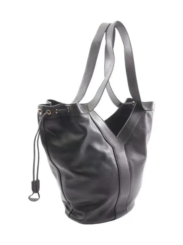 Saint Laurent Y Leather Tote Bag - Black