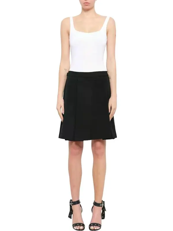 Givenchy Kilt Pleated Mini Skirt - Black