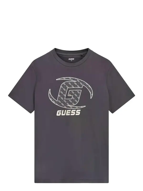 Guess Slim-fit Logo T-shirt - Grey