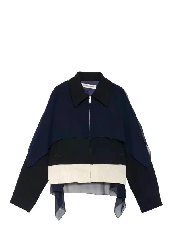Undercover Layered-design Jacket - Blue