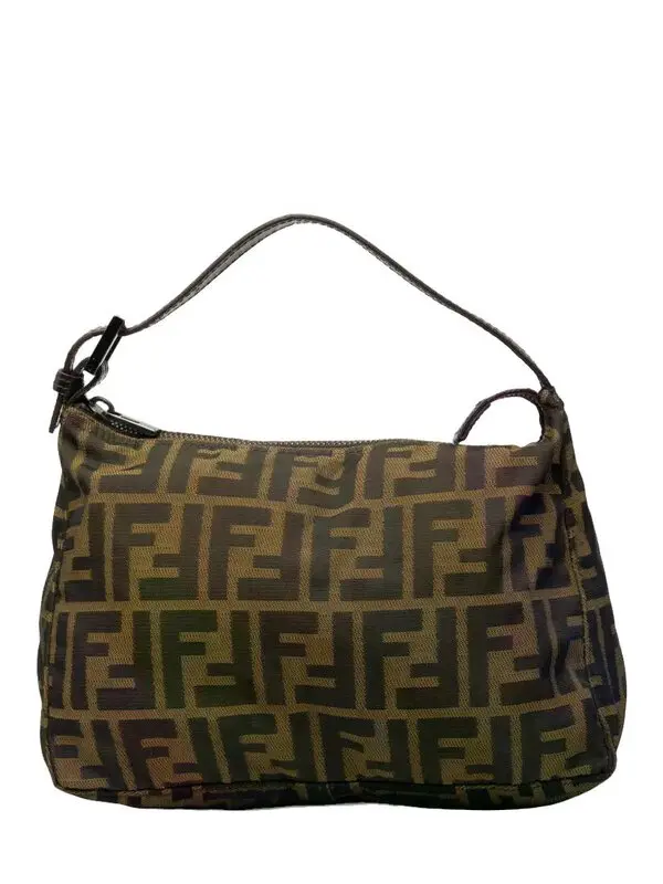 Fendi Zucca Canvas Handbag - Brown