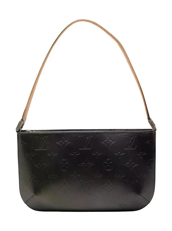 LOUIS VUITTON Monogram Mat Fowler Shoulder Bag - Grey