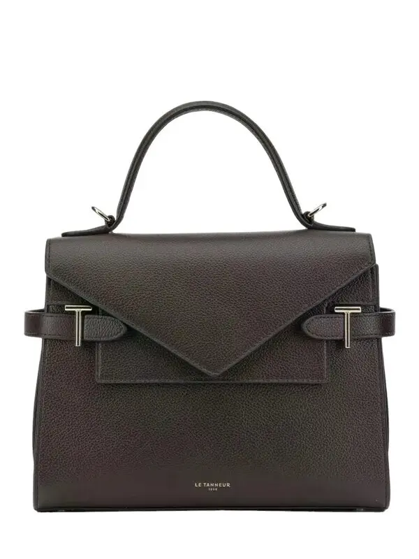 LE TANNEUR Pebbled Tote Bag - Brown