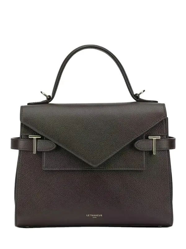 LE TANNEUR Pebbled Tote Bag - Brown