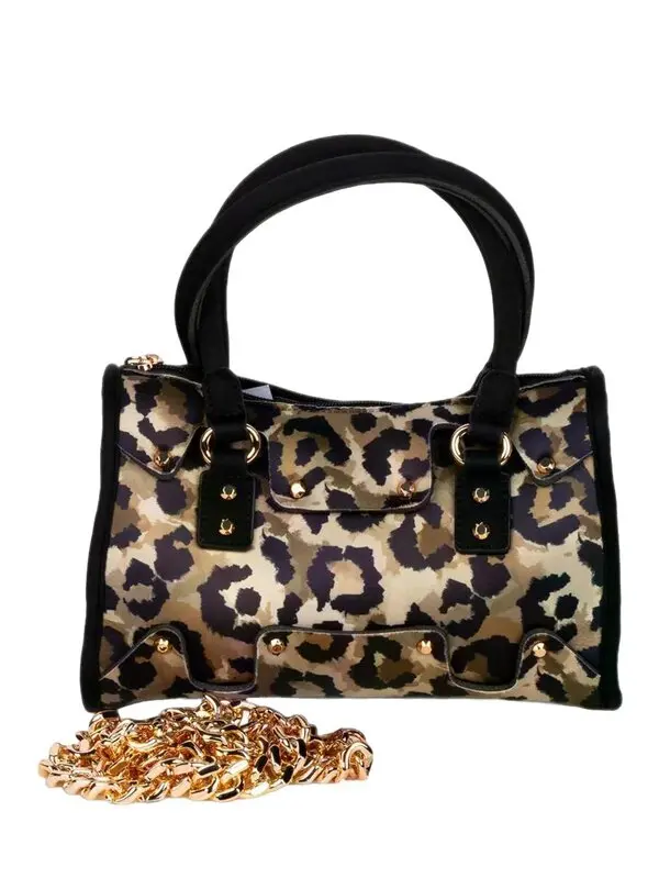 Save My Bag Selena Leopard-print Tote Bag - Neutrals