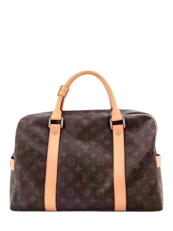 LOUIS VUITTON Monogram Canvas Carryall Handbag Travel Bag - Brown