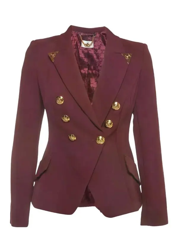 Elisabetta Franchi Double-breasted Blazer - Red