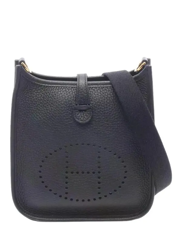Hermès Leather Evelyne Tpm Shoulder Bag - Black