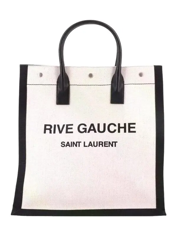 Saint Laurent Rive Gauche Shopper Tote Bag - Neutrals