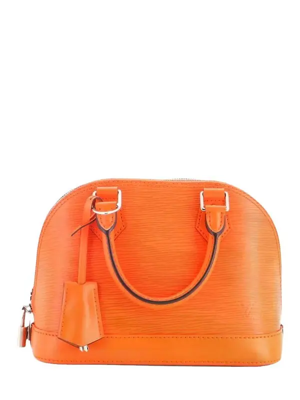 LOUIS VUITTON Epi Leather Alma Bb Satchel - Orange