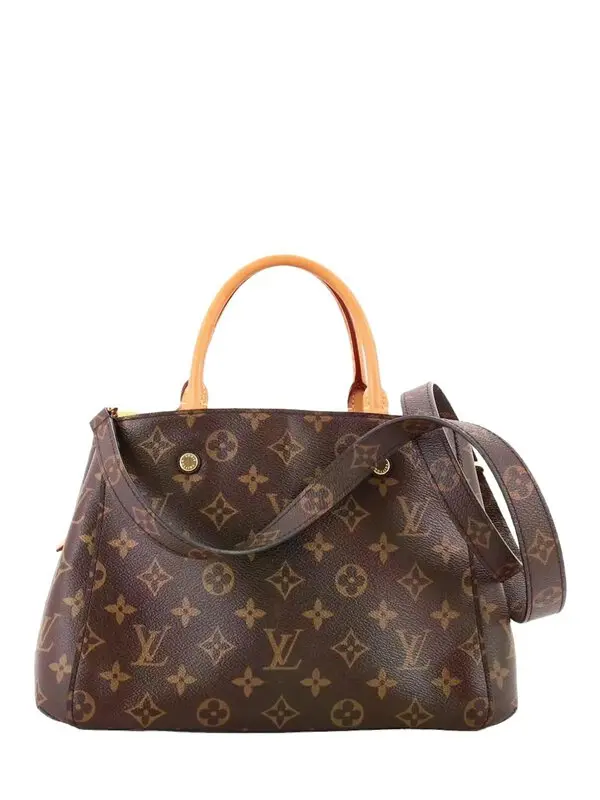 LOUIS VUITTON Monogram Bb Satchel - Brown