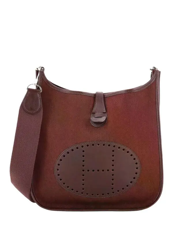 Hermès Evelyne Bag Gen Ii Toile And Leather Pm Cross Body Bag - Brown