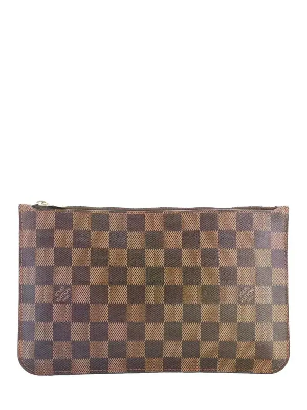 LOUIS VUITTON Damier Pochette Clutch Bag - Brown
