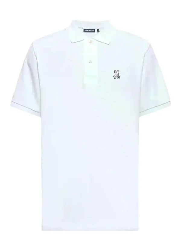 Psycho Bunny Logo-embroidered Piqué Polo Shirt - White