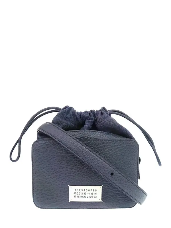 MAISON MARGIELA 2000-2026 Medium Grained Calfskin 5ac Camera Bag Crossbody Bag - Blue