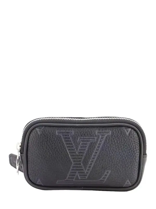 LOUIS VUITTON Monogram Shadow Belt Bag - Black