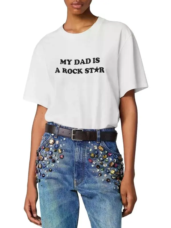 Stella McCartney Slogan-print T-shirt - White
