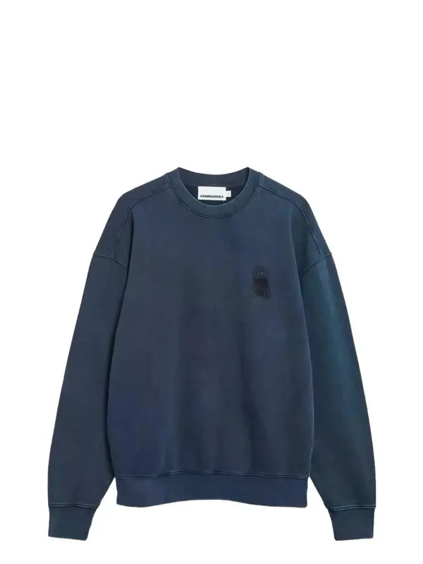 ARMEDANGELS Iconic Å Garment-dyed Sweatshirt - Blue