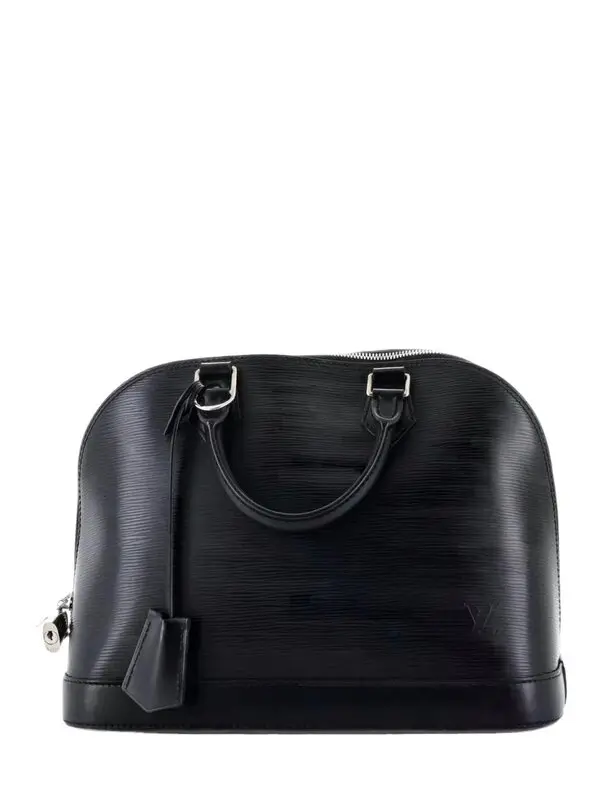 LOUIS VUITTON Epi Leather Pm Satchel - Black