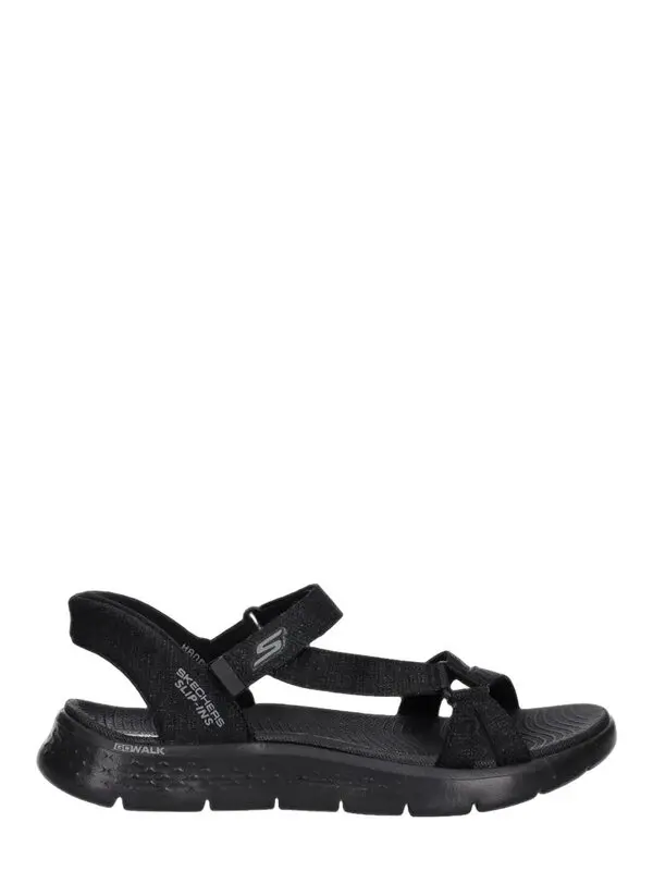 Sketchers Gowalk Strappy Sandals - Black