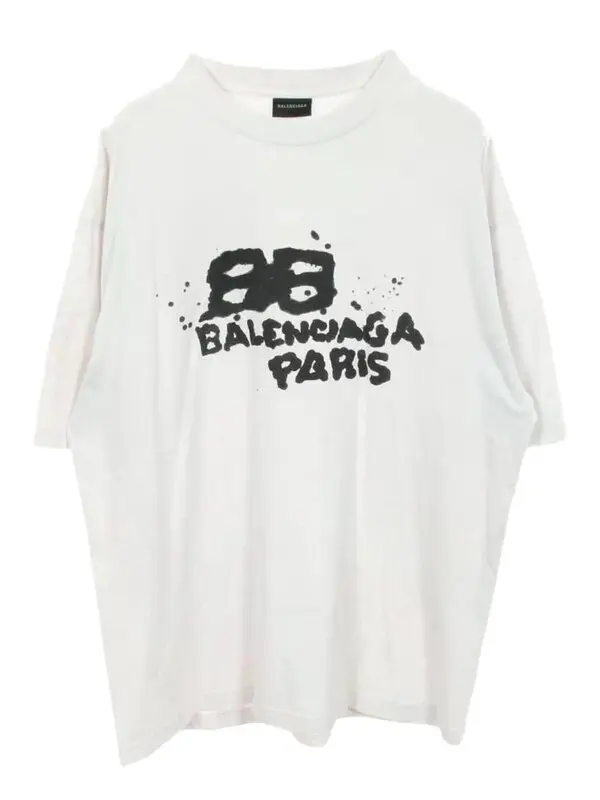 Balenciaga 2010s Logo-print T-shirt - White