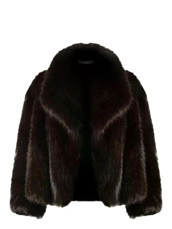 NINEMINUTES The Marylin 25 Faux-fur Coat - Brown