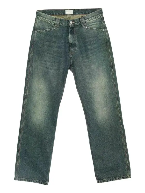 Aries Batten Straight-leg Jeans - Blue