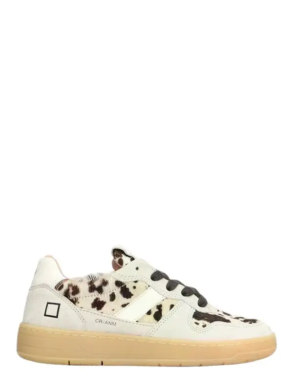 D.a.t.e. Court 2.0 Animal-print Sneakers - Neutrals