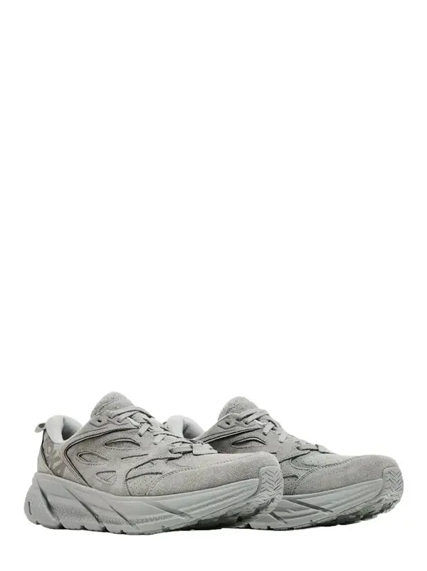 HOKA® Clifton L Suede Sneakers - Grey