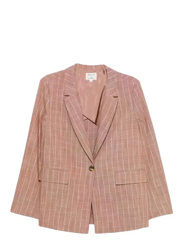 MAISON123 Nelia Pinstripe-pattern Blazer - Pink