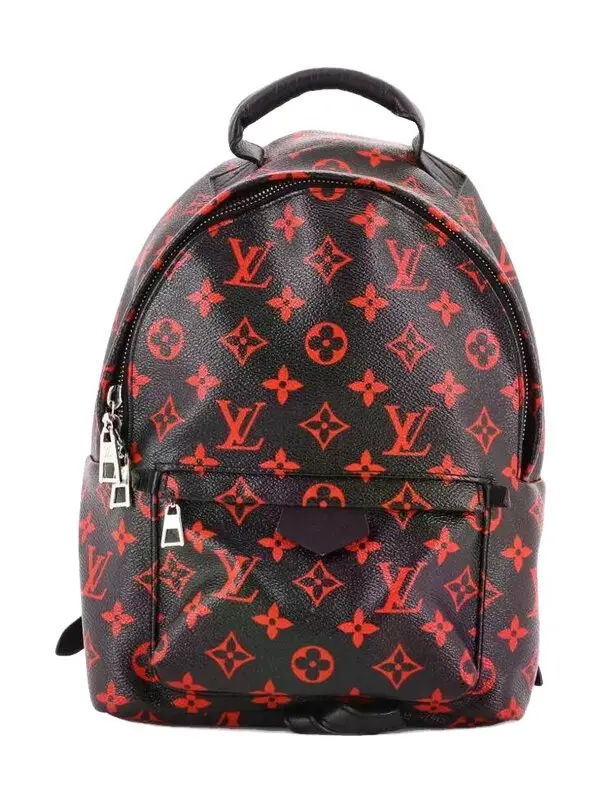 LOUIS VUITTON Monogram Palm Springs Backpack - Black