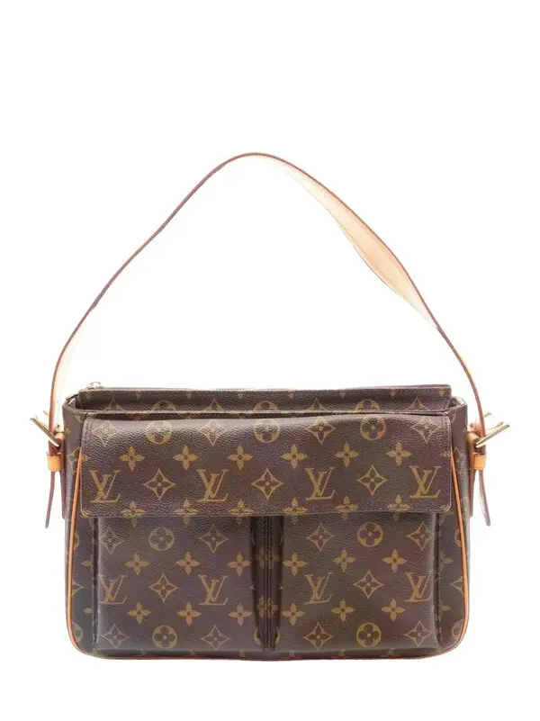 LOUIS VUITTON 2003 Gm Vivacite Monogram Shoulder Bag - Brown