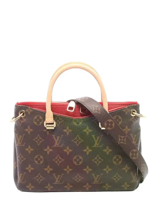LOUIS VUITTON Monogram Pallas Bb Tote Bag - Brown