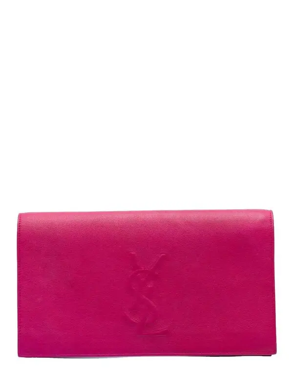 Saint Laurent 2014 Leather Belle De Jour Clutch Bag - Pink